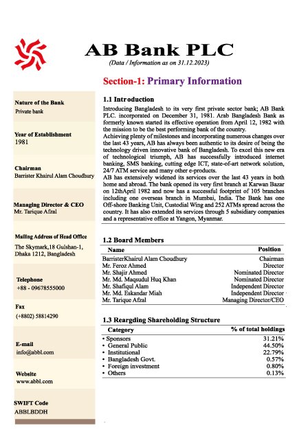 Banking Almanac – Banks and Financial Institute of Bangladesh
